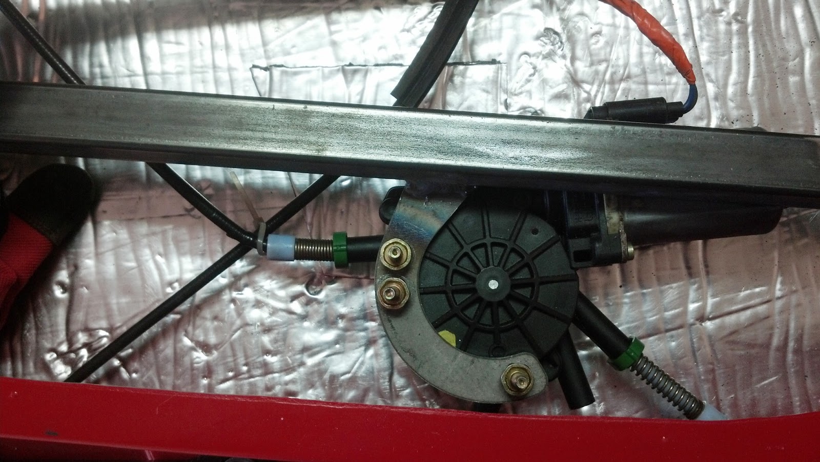 Super Car Build: Power Window Motor and Tracks