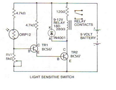 Electronic circuit, componnent data, lesson and etc….: Light Sensitive ...