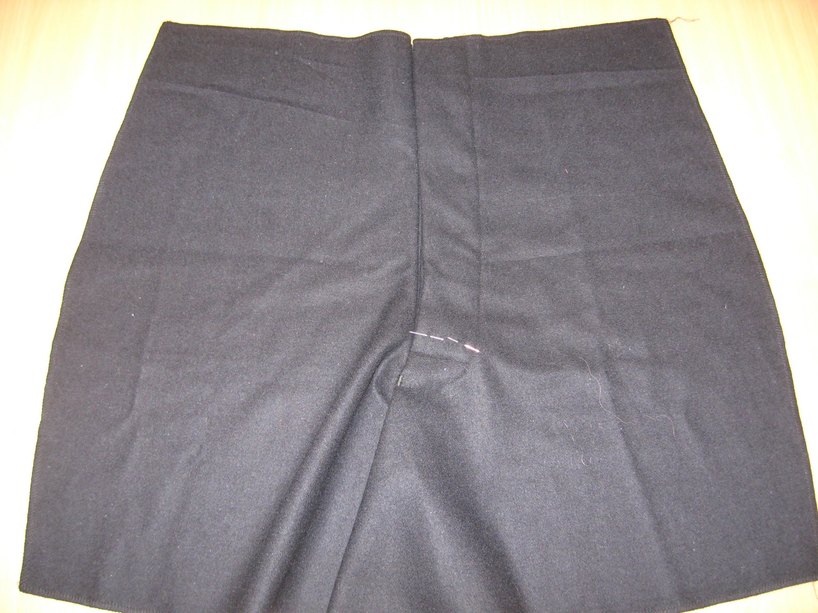 Feather Stitches and French Knots: Button Fly Front Sample