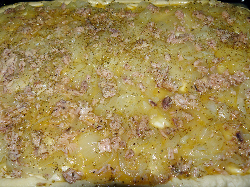 CHE QUE BO: Coca de cebolla (Paso a paso)