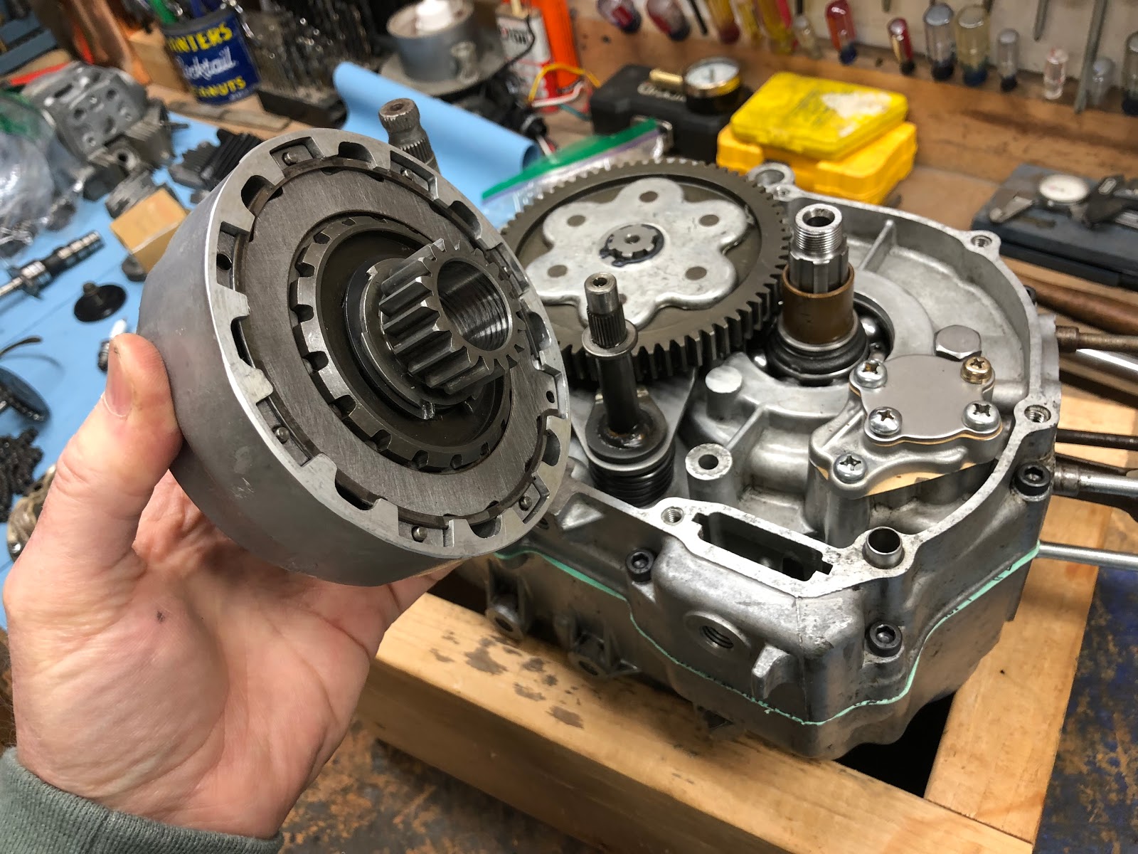 Honda CT90 Engine Reassembly