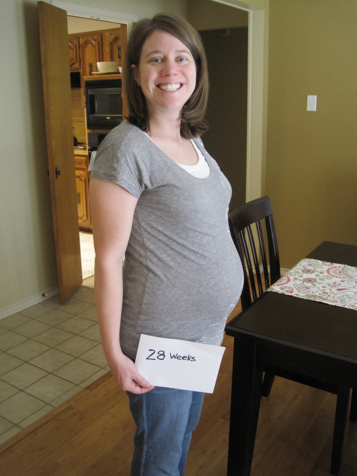 Justin and Ann are having a Baby!!: 28 Weeks- Baby Looking Good