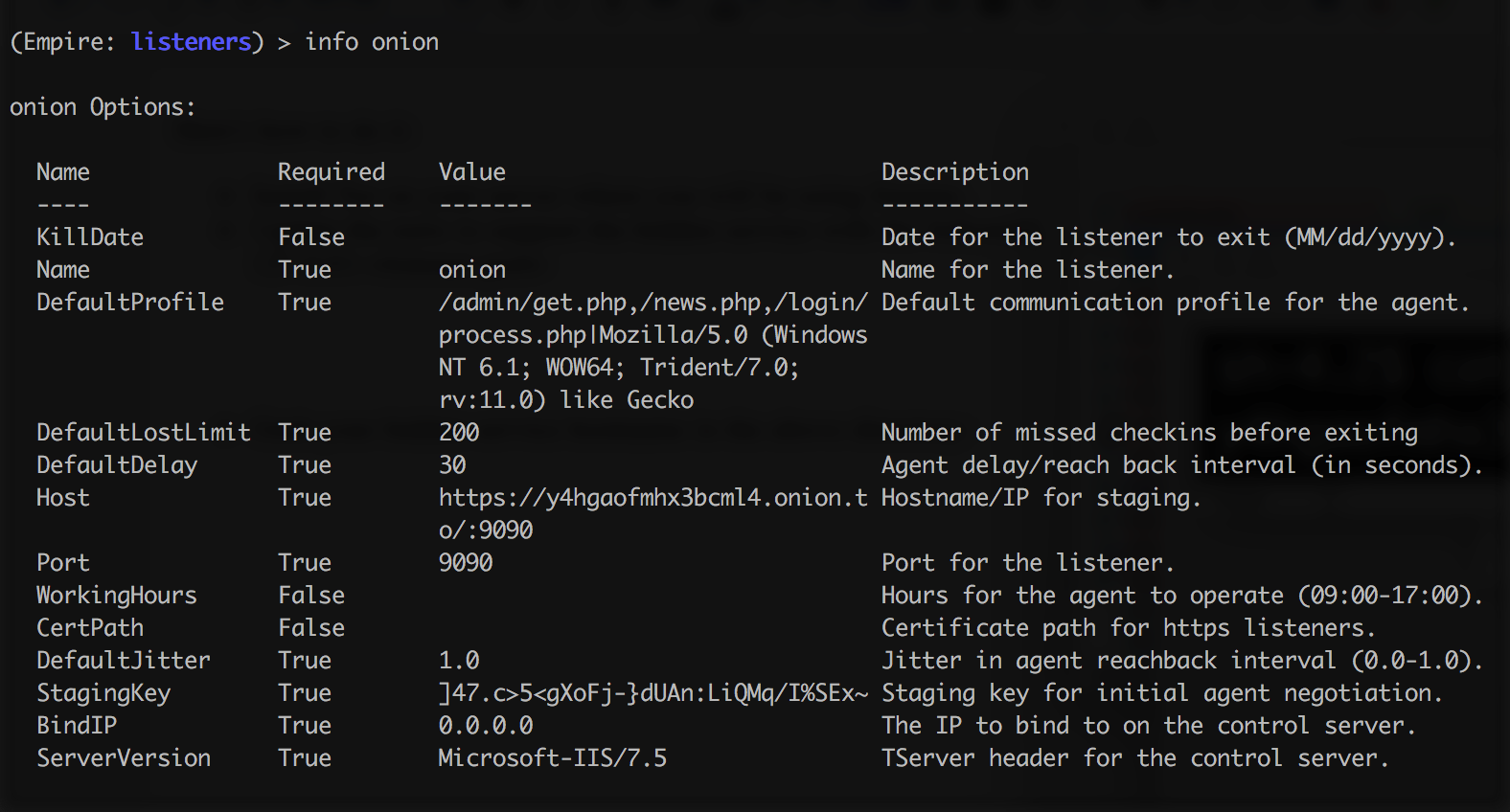 Use Tor. Use Empire.