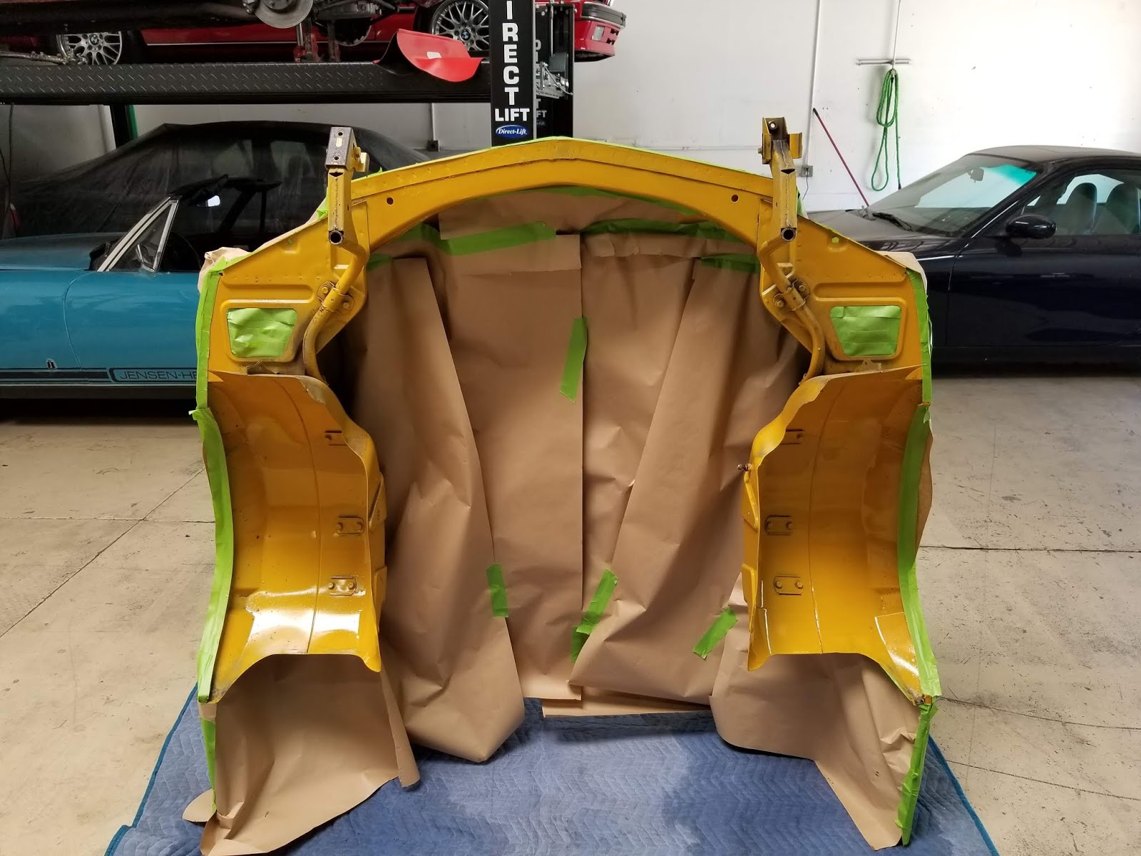 Triumph Engine and Gearbox rebuild: Triumph GT6 Engine Bay Respray ...