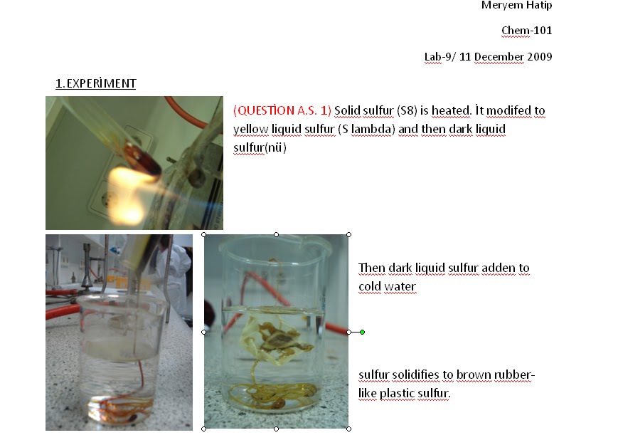 Chem. Student LAB/H.W: G.Chem. 101 Lab-9