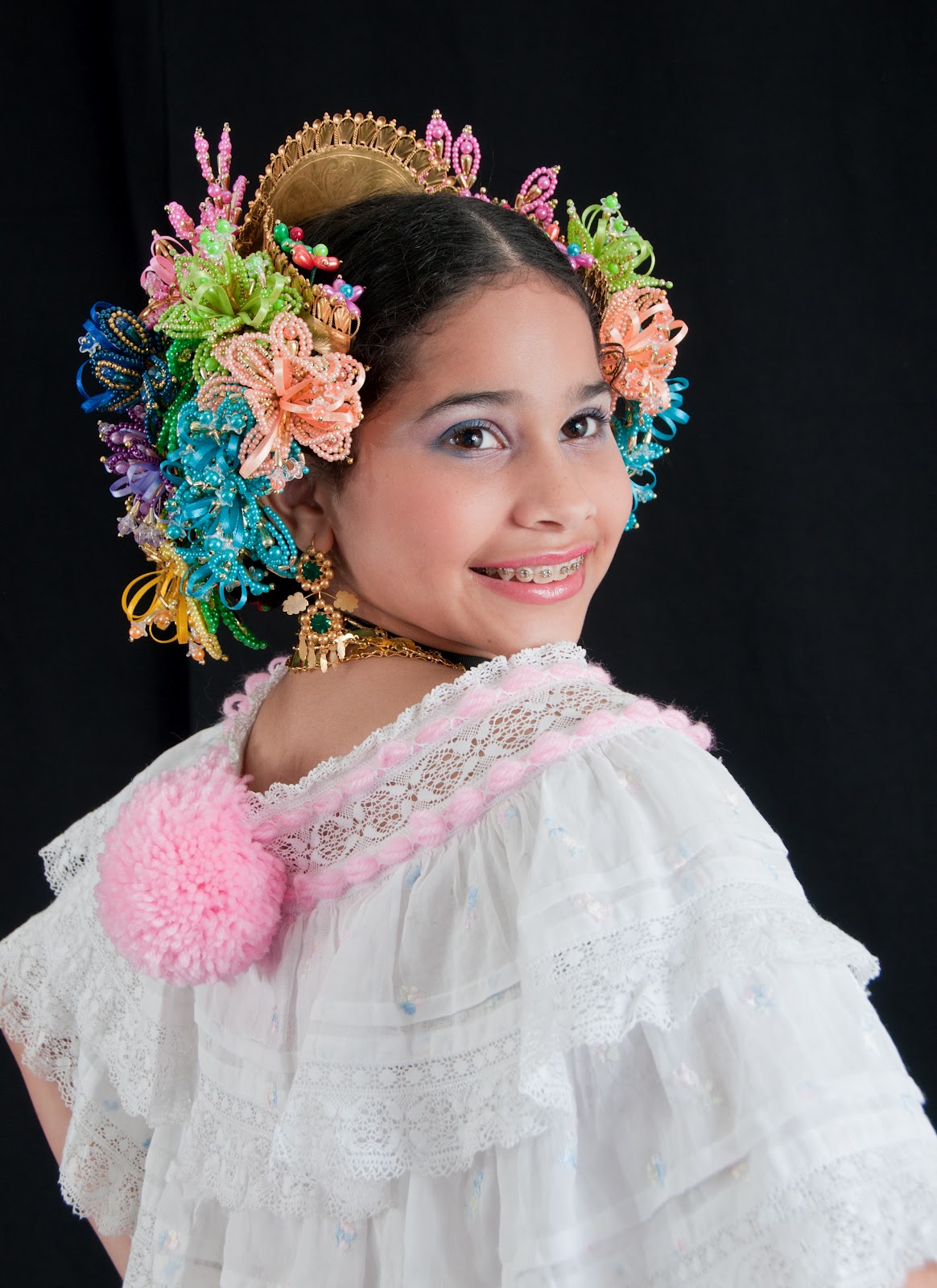 Tembleques de la Pollera Panameña: TEMBLEQUES DE COLORES