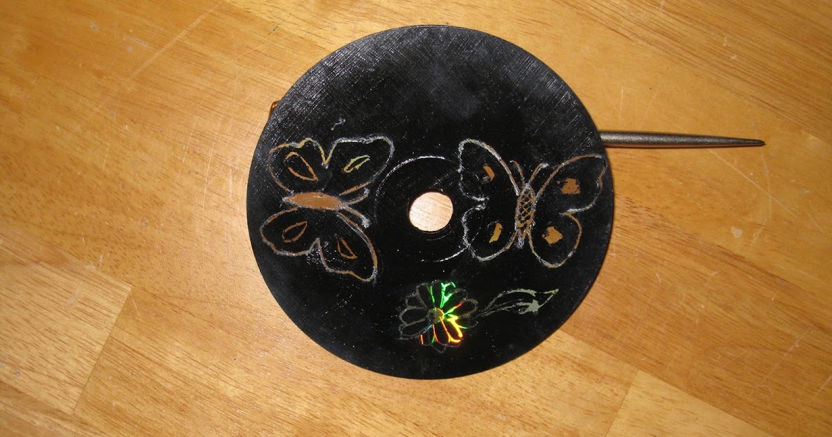 Crafts 4 Camp: CD Scratch Art - Upcycle