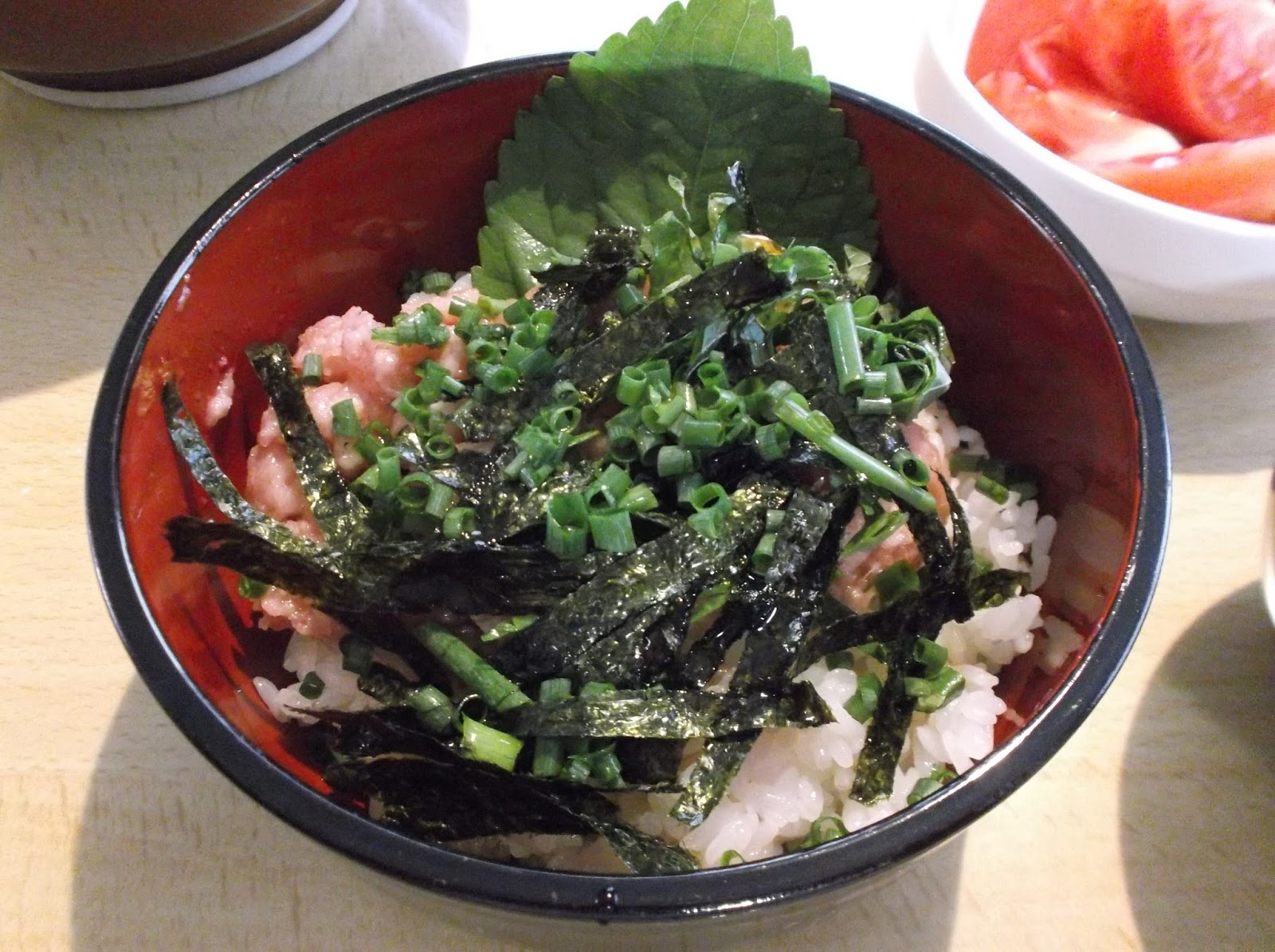 Hiroyuki's Blog on Japanese Cooking: Negitoro Don/ねぎとろ丼