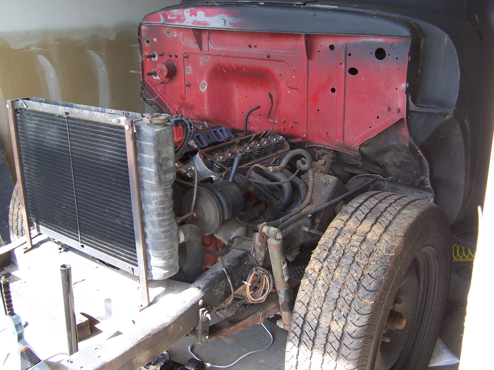Kentucky F-100: IFS - Mustang II Front End