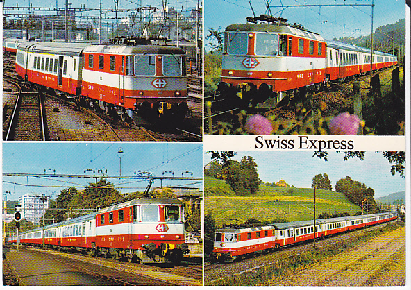 Discover the World on Trains: Swiss Express, Switzerland.
