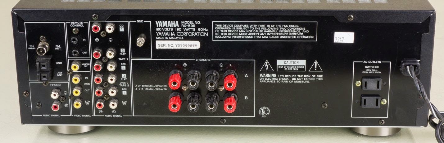 Yamaha RX-596 - Stereo Receiver | AudioBaza
