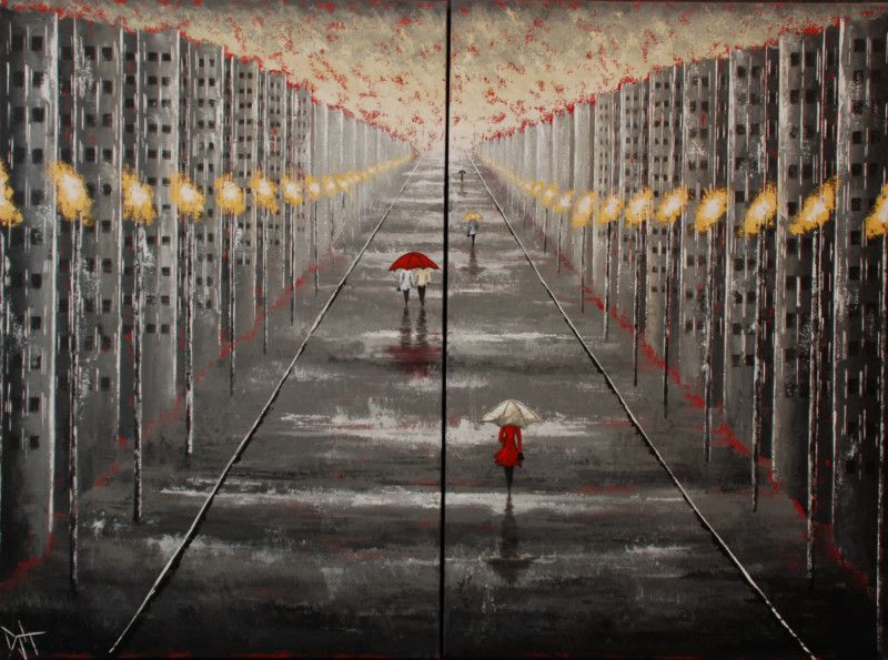 Debra Houston | Abstract Palette Knife painter | Tutt'Art@ | Pittura ...