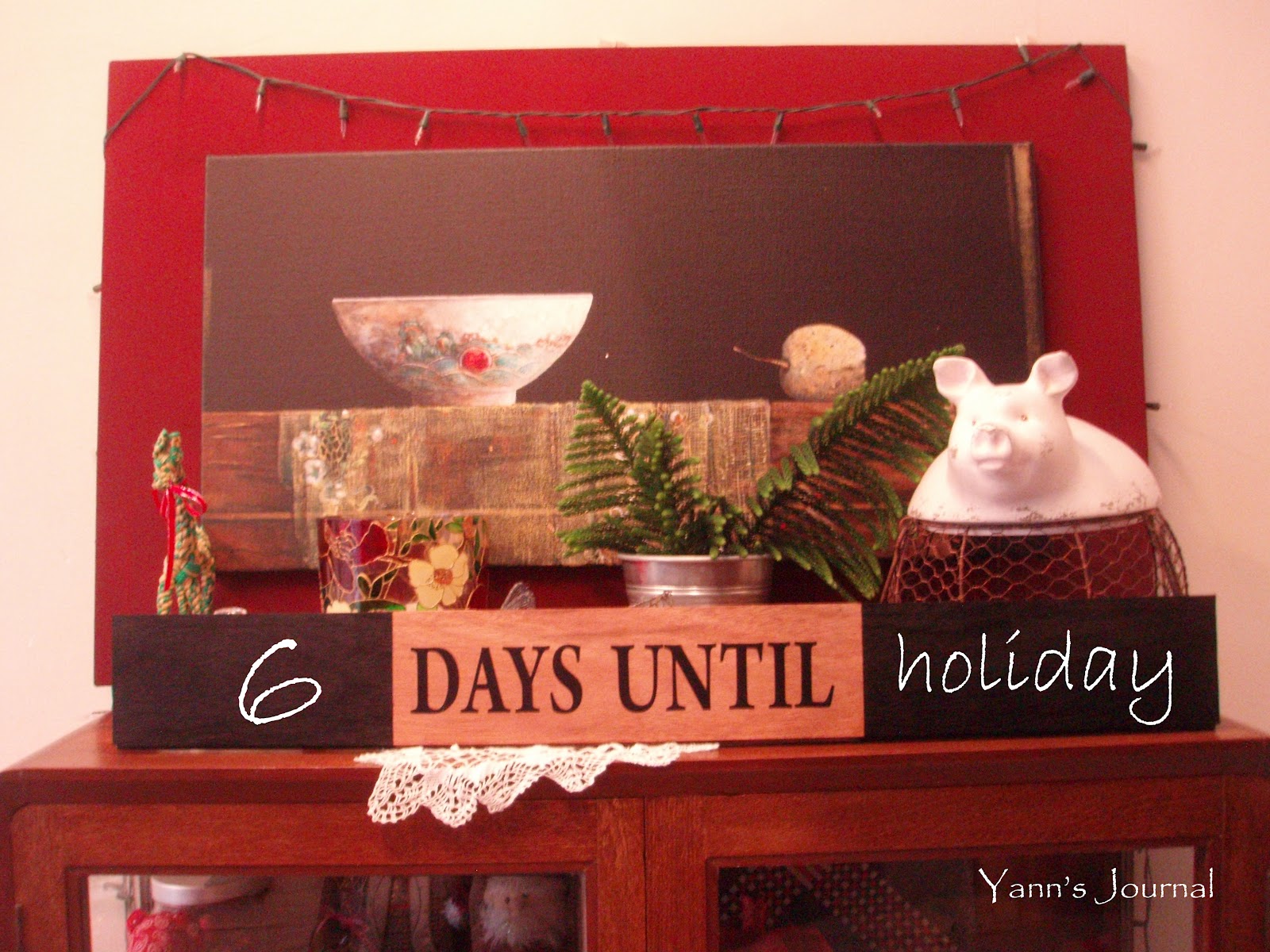 Yann's Journal: Chalkboard " DAYS UNTIL" Countdown Sign