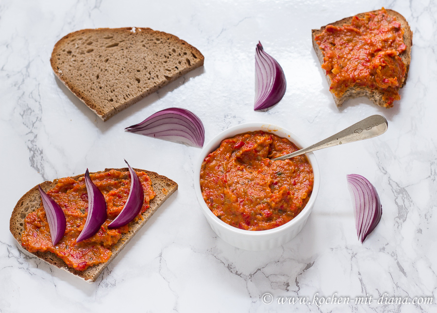 Vegetable spread - Cooking with Diana