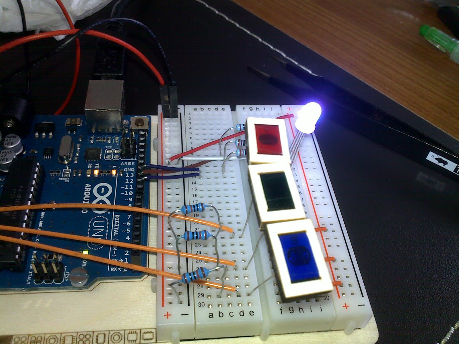 Reality Virtualization Rtov Arduinoproject04color Mixing Lamp