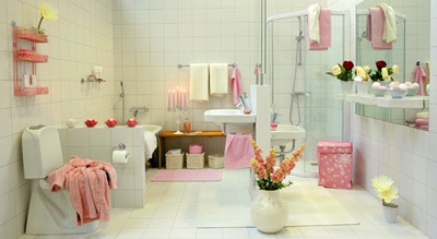 Romantiska Hem: VACKRA BADRUM!