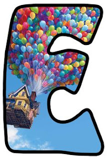 Abecedario de la Película Up. Up Movie Alphabet. - Oh my Alfabetos!