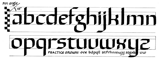 Margaret Shepherd: Calligraphy Blog: 87 and 88: Soft Square caps and LC