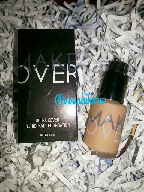 REVIEW MAKE OVER ULTRA COVER LIQUID MATT FOUNDATION (AMBER ROSE 04 ...