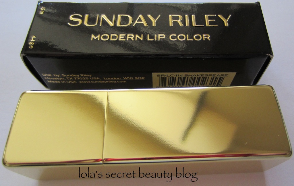 lola's secret beauty blog: Sunday Riley Modern Lip Color in Shakespeare ...