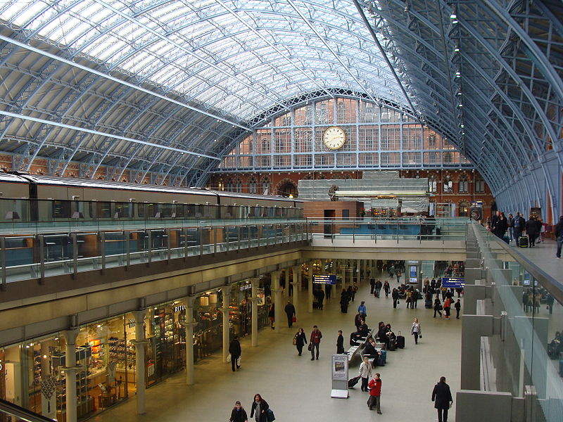 St Pancras Railway Station or St Pancras International Train Terminal