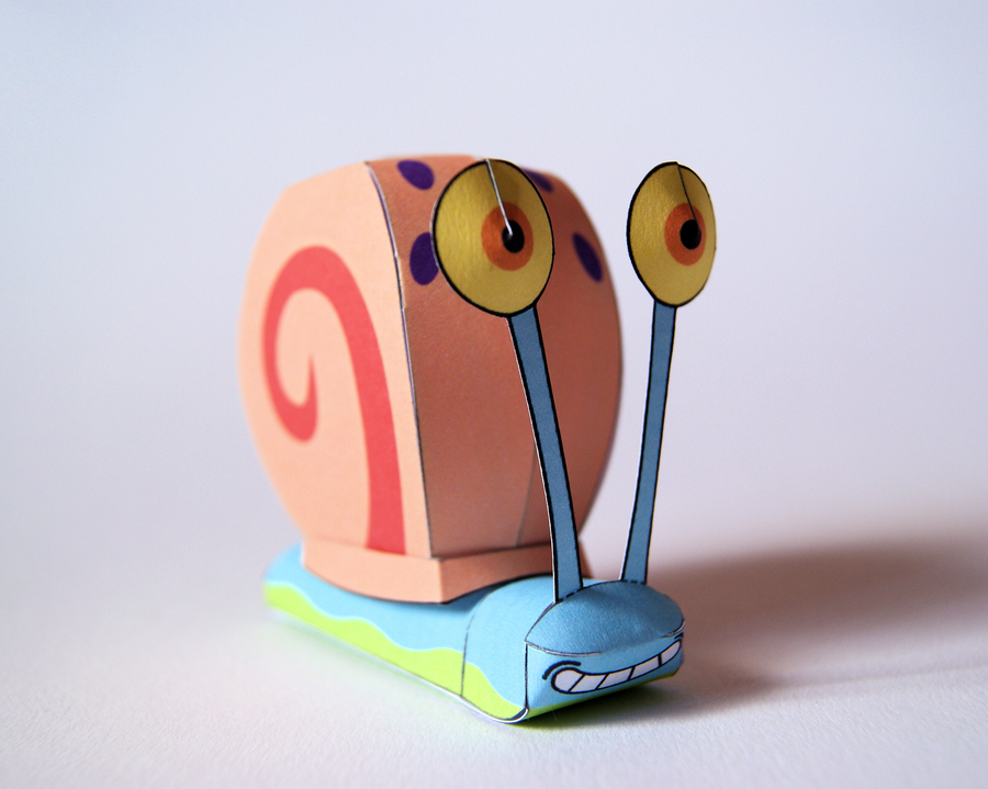 Gary the Snail Papercraft | Papercraft Paradise | PaperCrafts | Paper ...