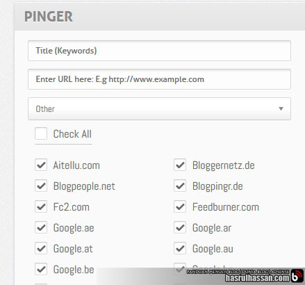 Auto-Ping 2012 | Ping Blog Automatik Dengan Satu Klik