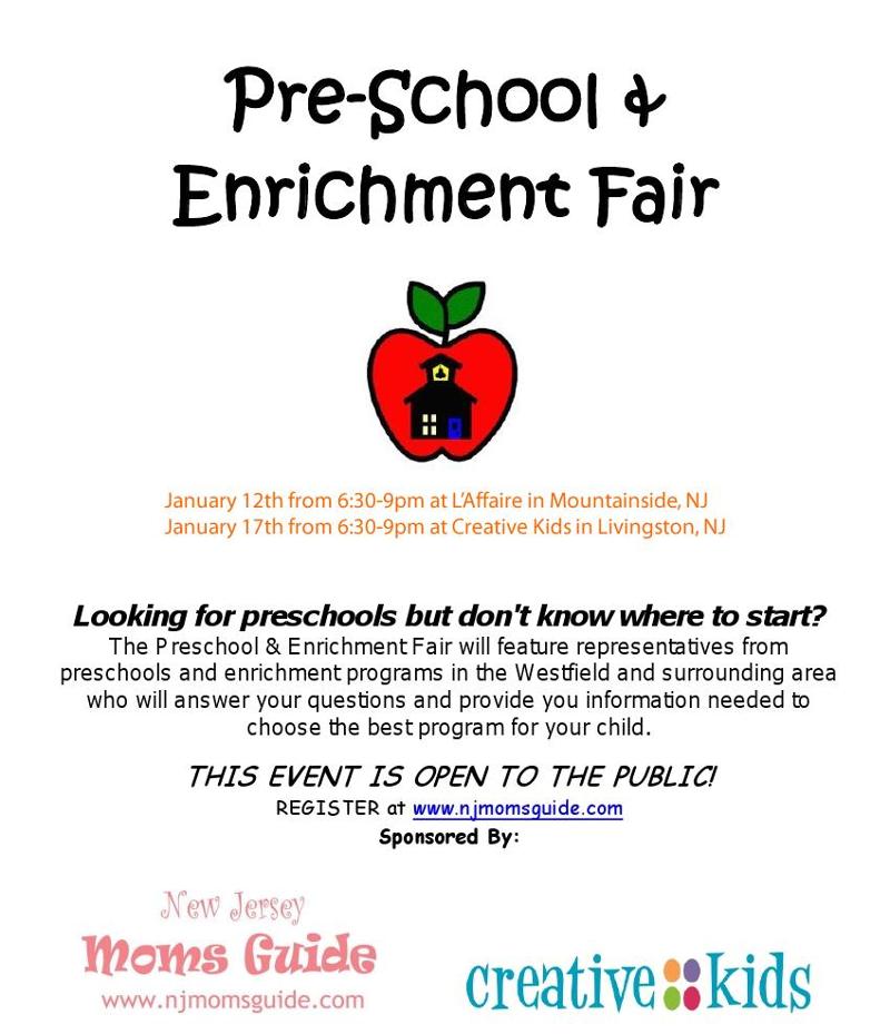 Keep Me Busy, Mommy!: The Preschool Enrichment Fair (Jan 12 & 17)