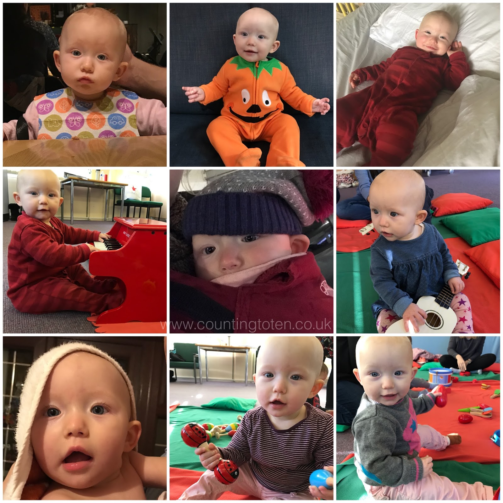 My Baby at 10 Months - Counting To Ten