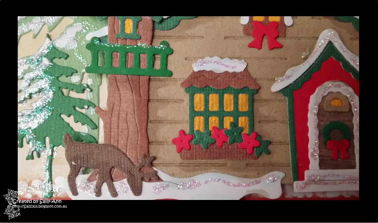 My Crafty Corner: A Log Cabin Christmas Card