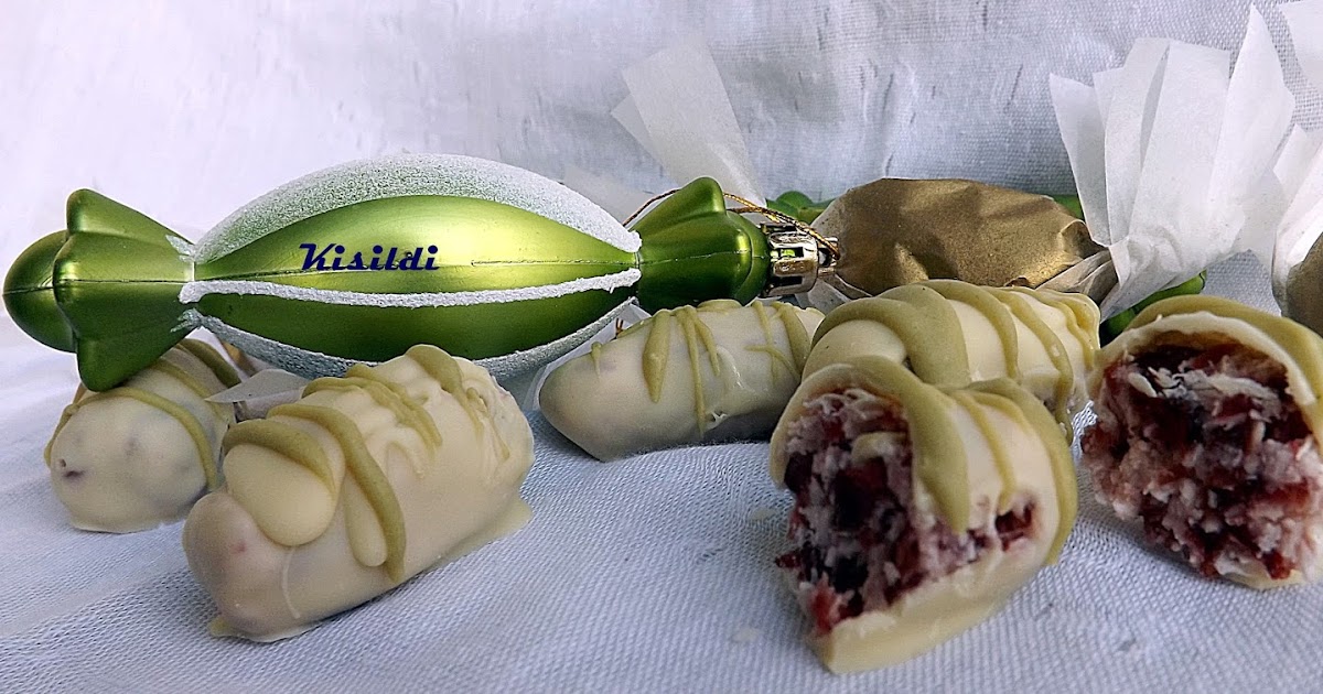 Kisildi: Kókuszos-vörösáfonyás szaloncukor - Bomboane de pom cu ...