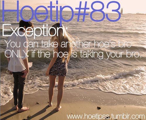 The Girl With Two First Names: Hoe Tips