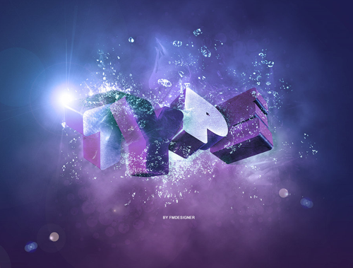 43 Stunning 3D Typography Examples | Mow Design | Graphic Design Blog