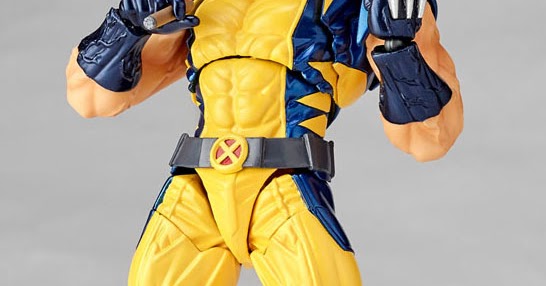 toyhaven: Kaiyodo Revoltech Wolverine 6-inch tall action figure with X ...