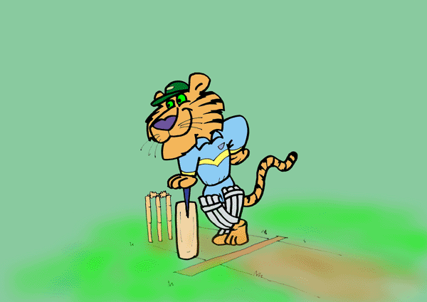 StudioSenthil: Animated cricketers