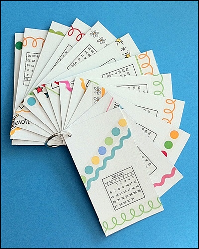 SRM Stickers: Mini Desk Calendar