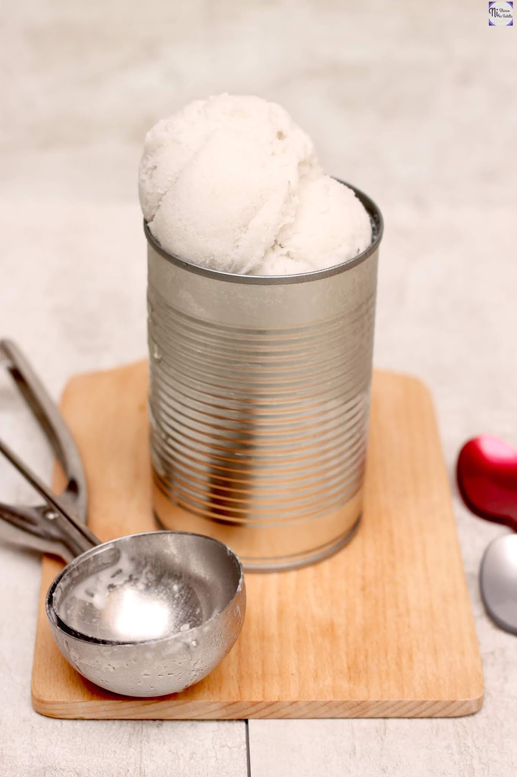 Helado de coco vegano. Receta con 2 ingredientes - Ni Blanco Ni en Botella