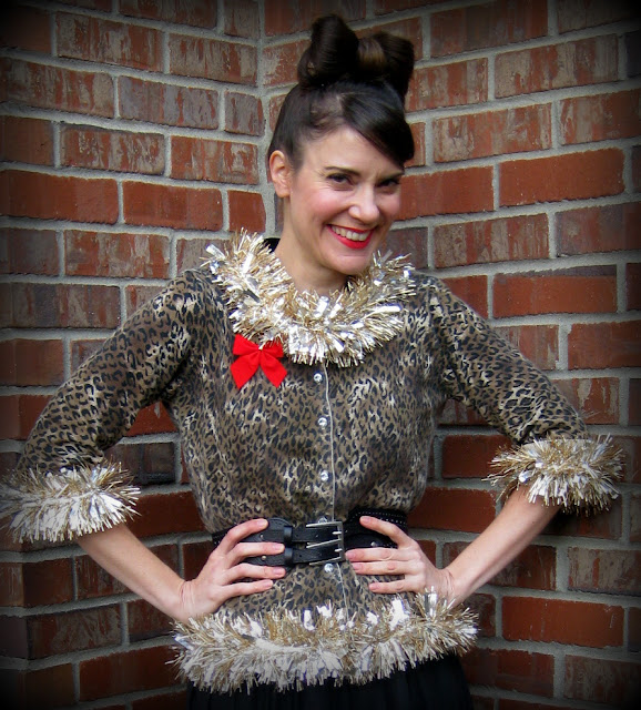 Cassie Stephens: tacky Christmas sweater party