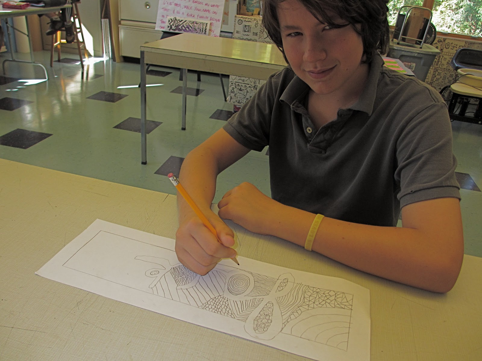 Parker Art: Middle School Name Designs