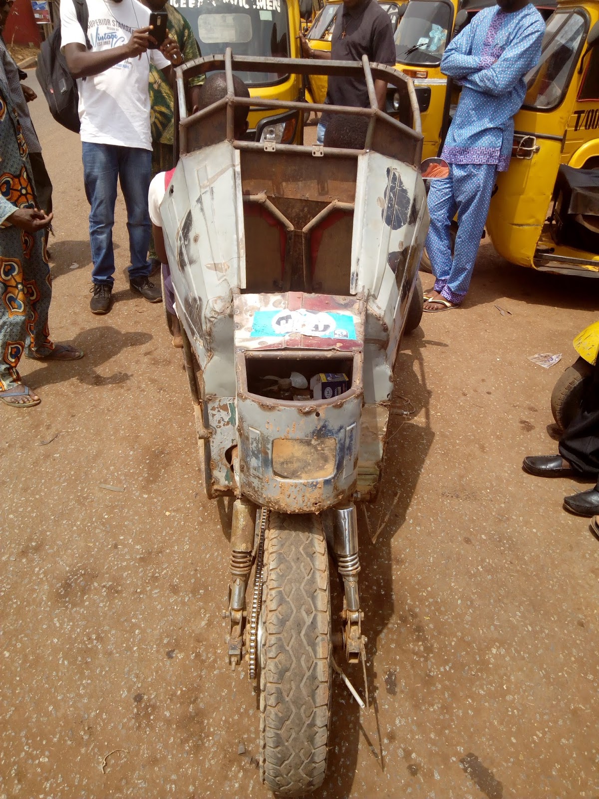Veganaija: See the wonderful tri-car made from scratch by a young Nigerian