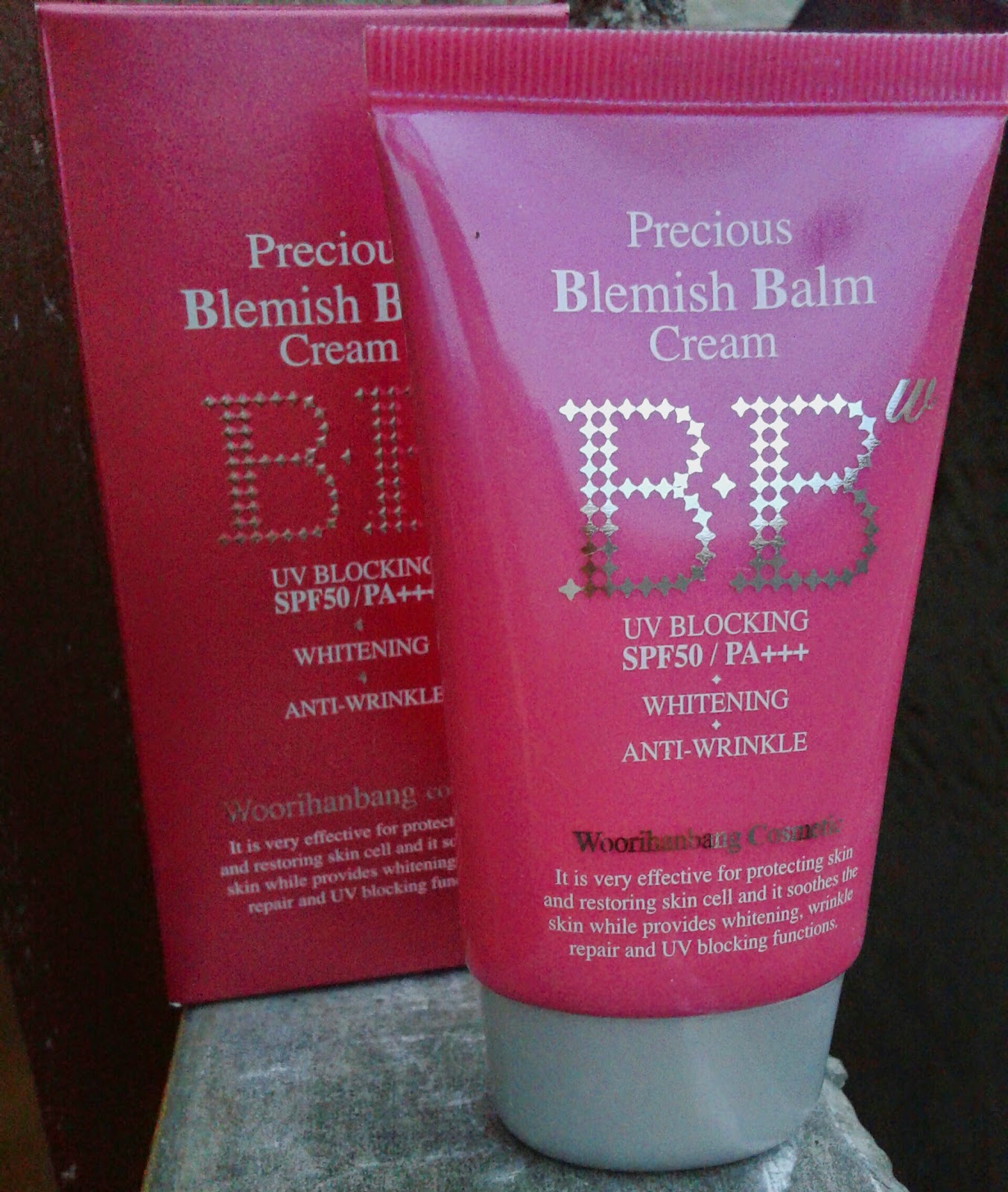 REVIEW PRECIOUS BLEMISH BALM CREAM SPF 50/ PA+++ WHITENING & ANTI WRINKLE