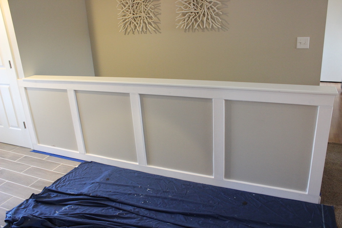 It's A Grandville Life : DIY Front Entryway Paneled Wall