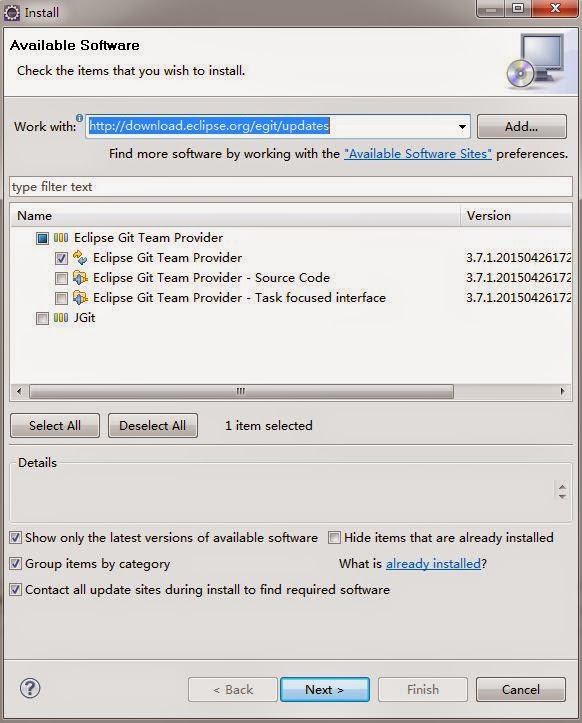 Geek S Pearls Git With Eclipse 1 Configuration Of Egit In Eclipse