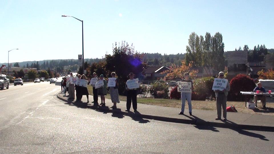 IC Washington: Photos from Kitsap County Life Chain rally - October 7, 2012