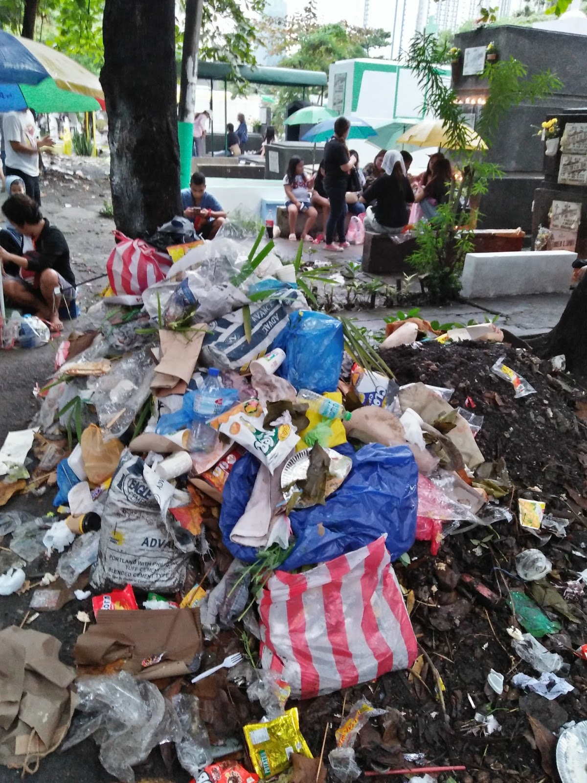Environmental Watch Group Laments Garbage Left by Cemetery Visitors ...