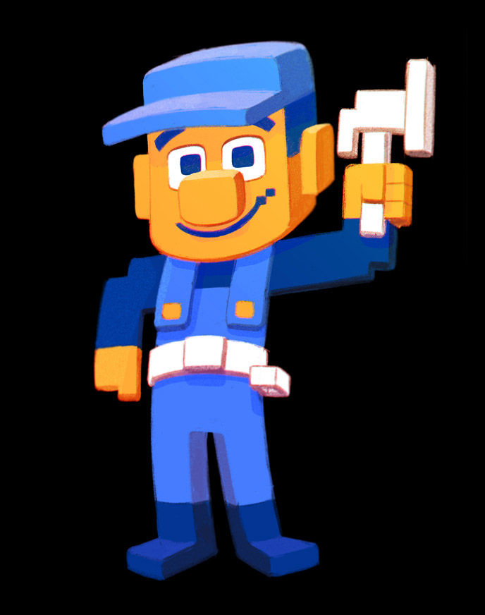 Living Lines Library: Wreck-It Ralph (2012) - Characters: Fix-It Felix, Jr.