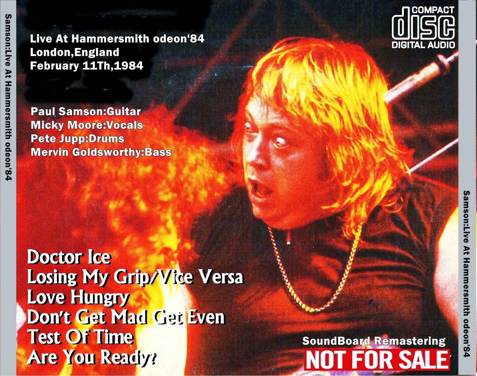 CLASSIC BOOTLEGS: Samson-At Hammersmith Odeon 1984