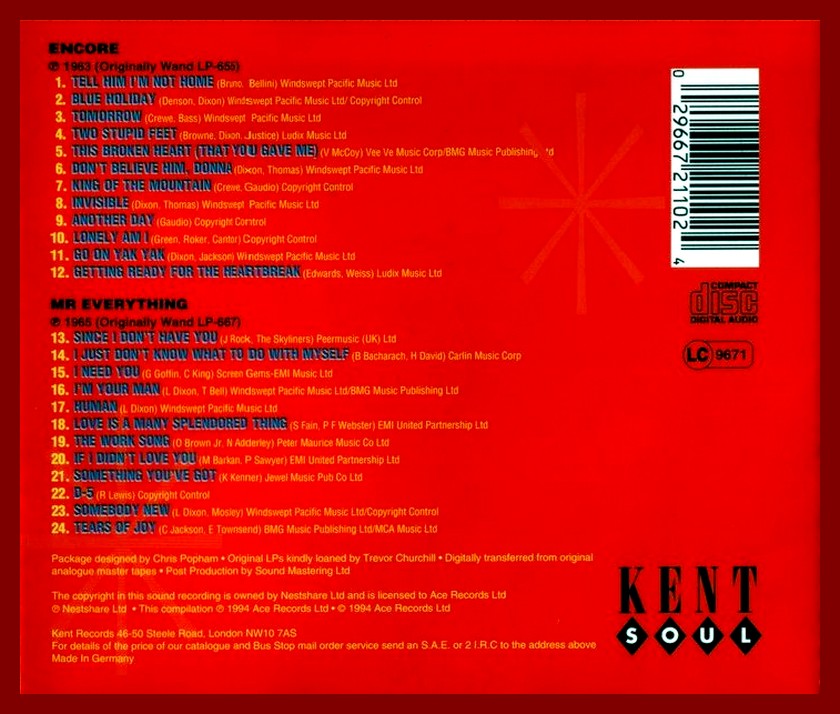 SIXTIES BEAT: Chuck Jackson