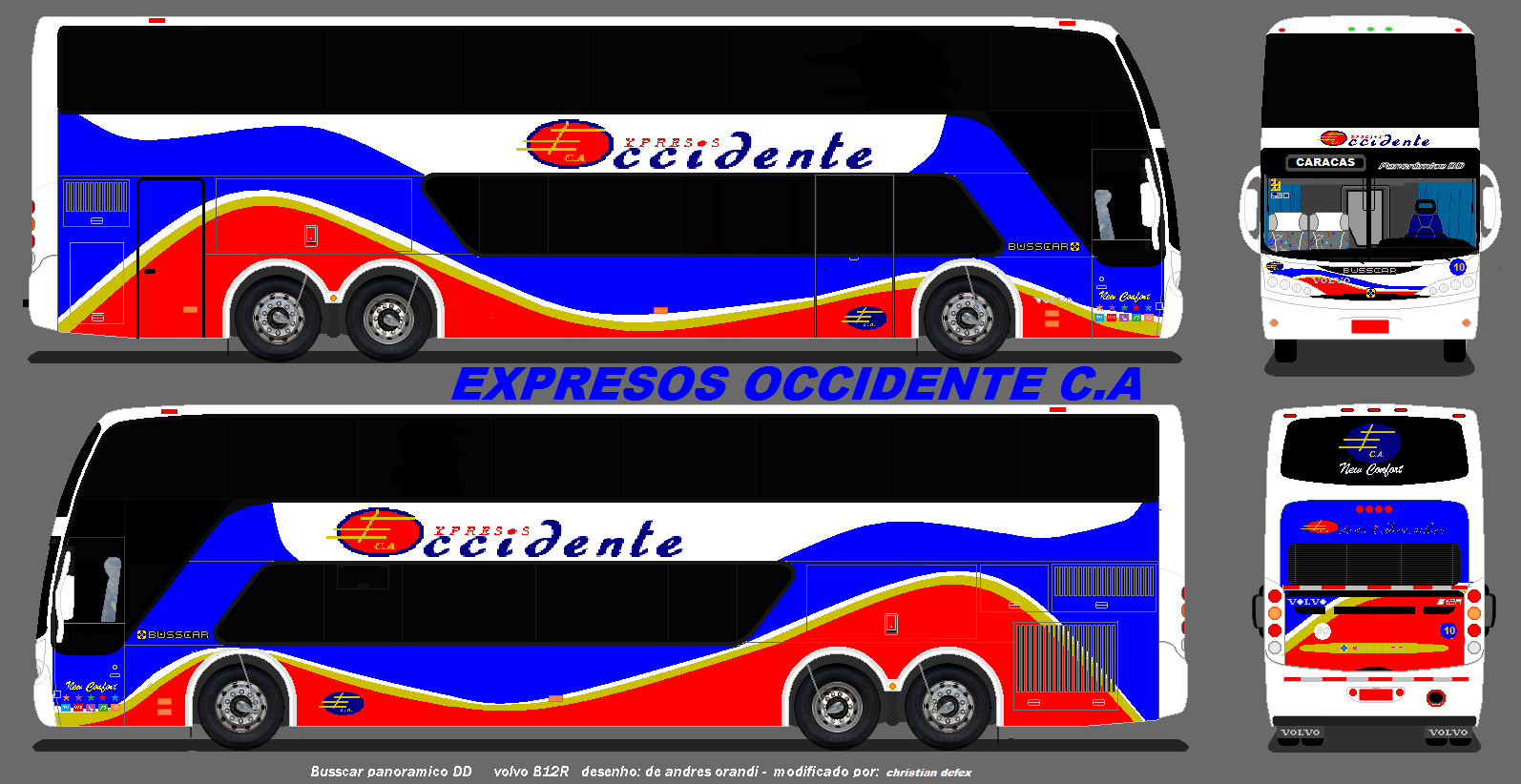 Diseños Autobuses Venezuela: (EOCA) Expresos Occidente C.A.