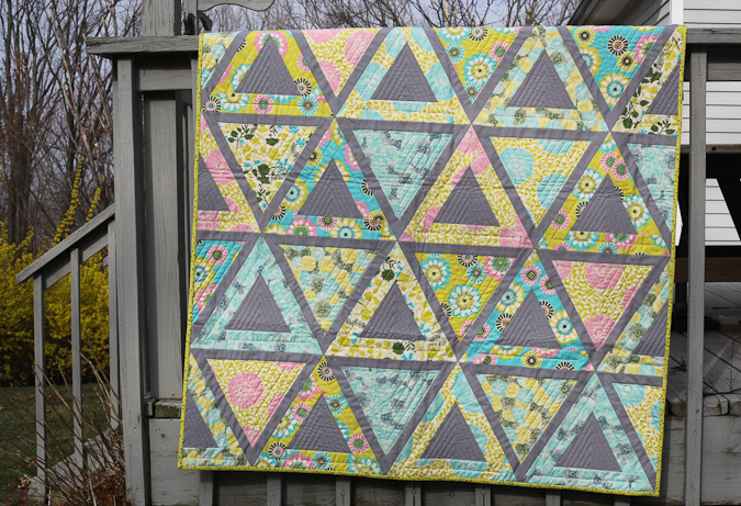 Blue is Bleu: Chopsticks Quilt